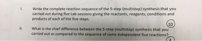 Solved The overall reaction scheme is shown here. NH | Chegg.com