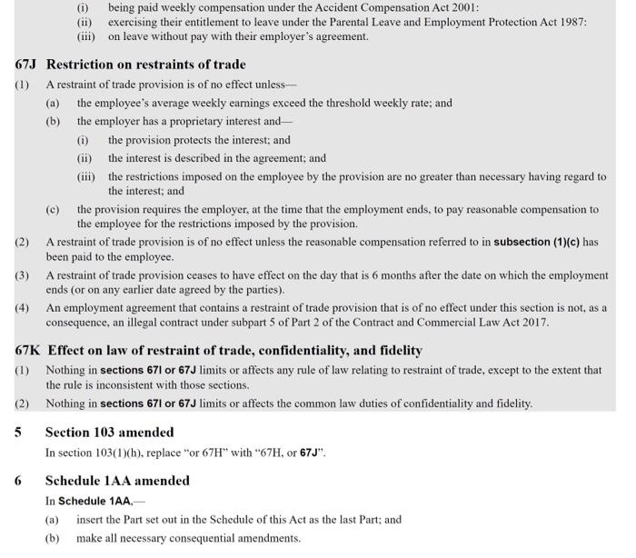 Solved Helen White Employment Relations (Restraint of Trade) | Chegg.com