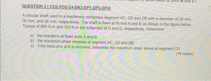 Solved point and C? QUESTION 2 CO2-PO2-C4-DK3-DP1-DP3-DP4) A | Chegg.com