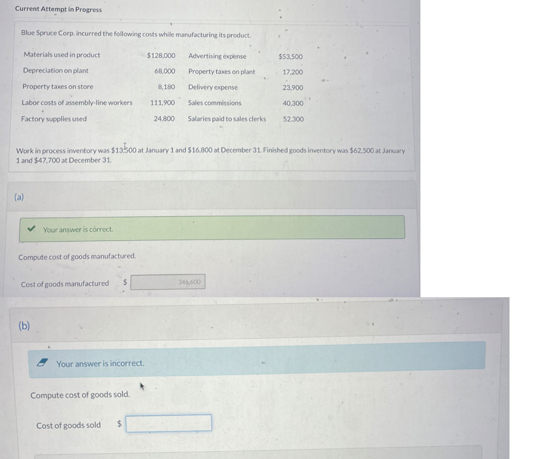 Solved Current Attempt in Progress(a)V Your answer is | Chegg.com