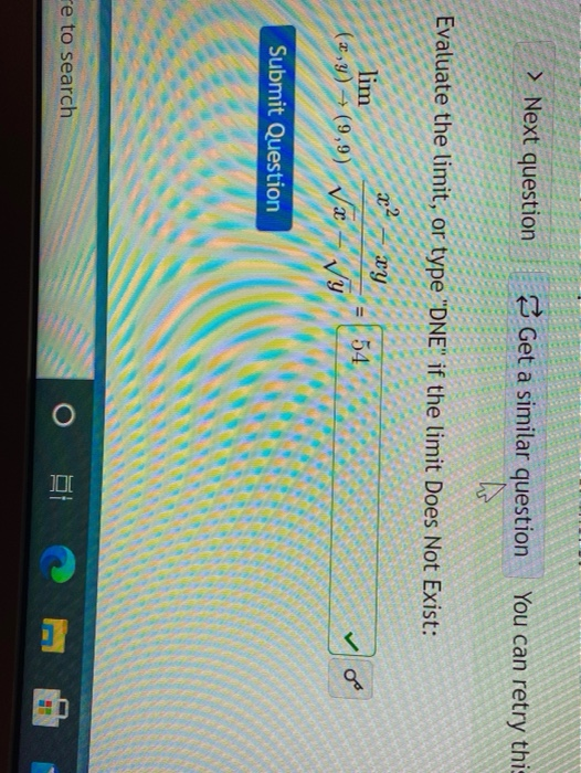 Solved > Next question Get a similar question You can retry | Chegg.com