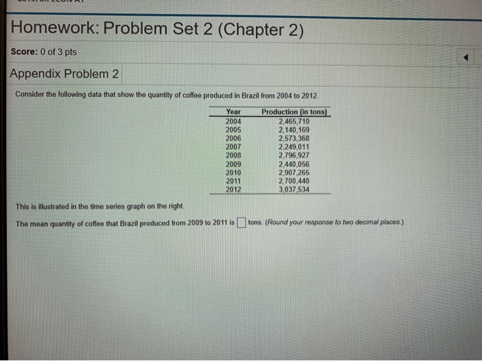 Solved Homework: Problem Set 2 (Chapter 2) Score: 0 of 3 pts | Chegg.com