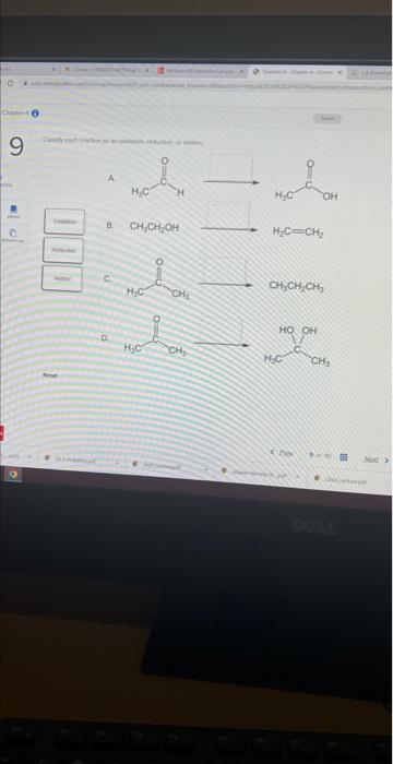 Solved 8. CH3CH2OH C. CH2CH2CH3 D. | Chegg.com