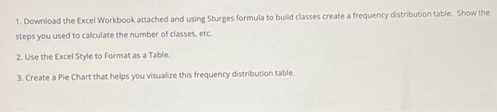 1. Download the Excel Workbook attached and using | Chegg.com