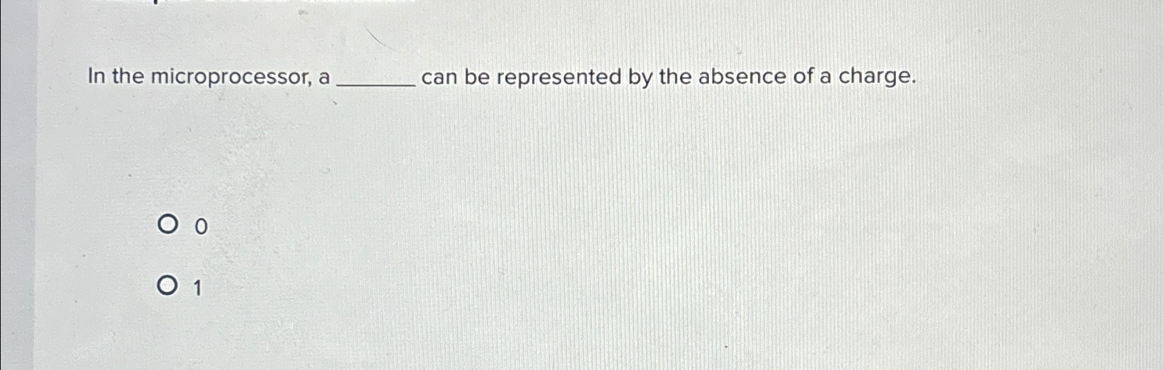 Solved In the microprocessor, a can be represented by the | Chegg.com
