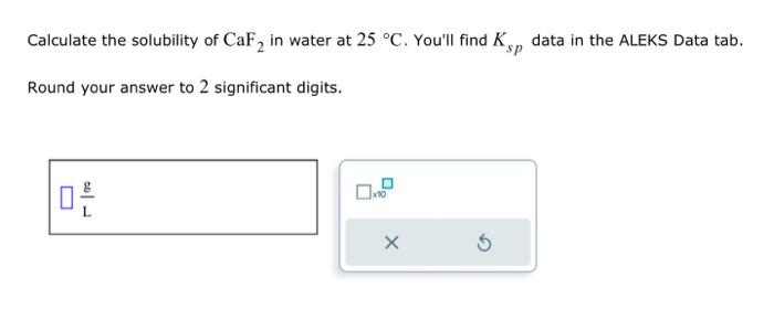 Solved Calculate the solubility of AgCl in water at 25∘C. | Chegg.com