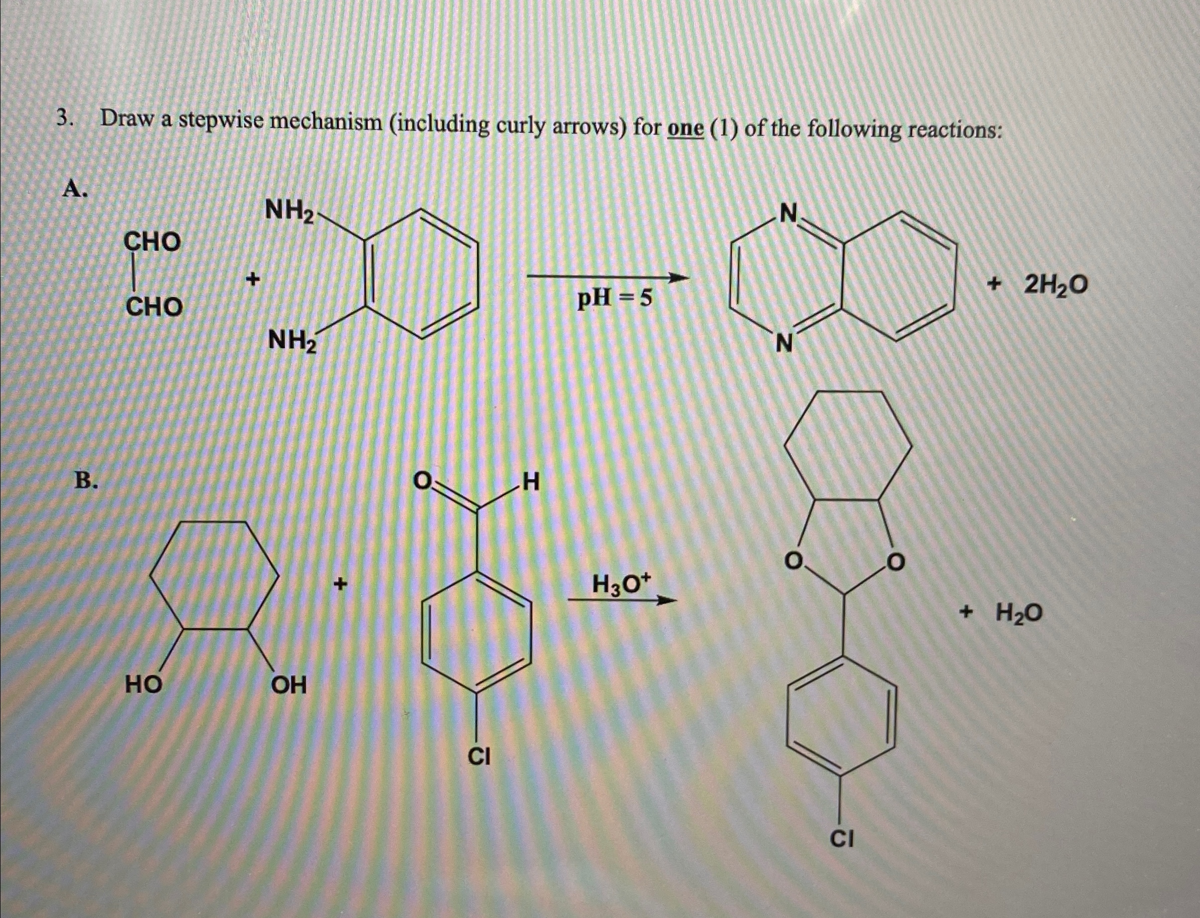 Solved Draw a stepwise mechanism (including curly arrows) | Chegg.com