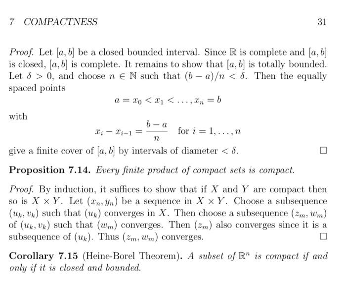 Solved Real Analysis: Prove the following problem based on | Chegg.com