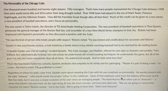 Solved based off the reading: are there any downsides to | Chegg.com