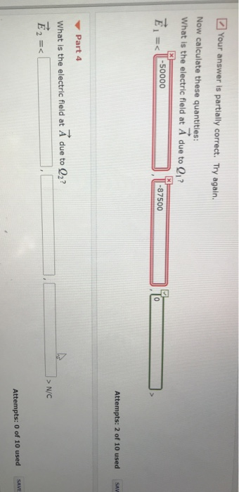 Solved OURCES Problem 13.46a (Multistep) . Two small charged | Chegg.com