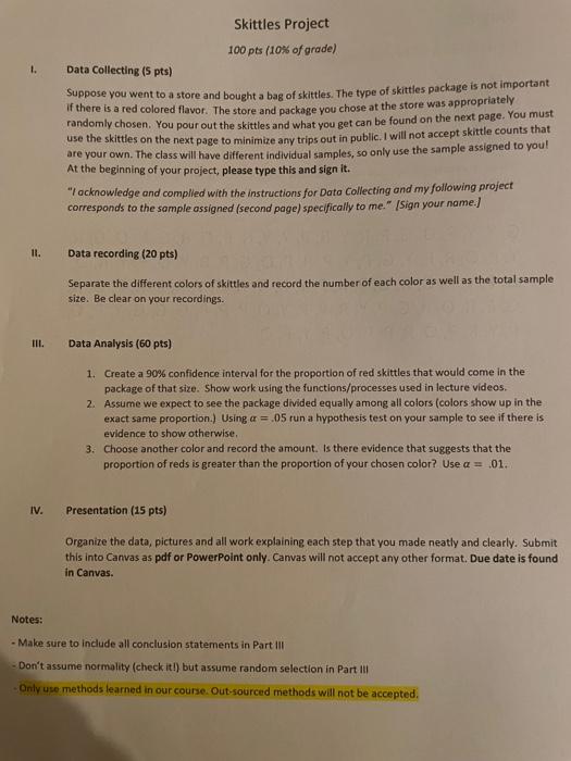 Solved 1. Data Collecting (S pts) Suppose you went to a | Chegg.com