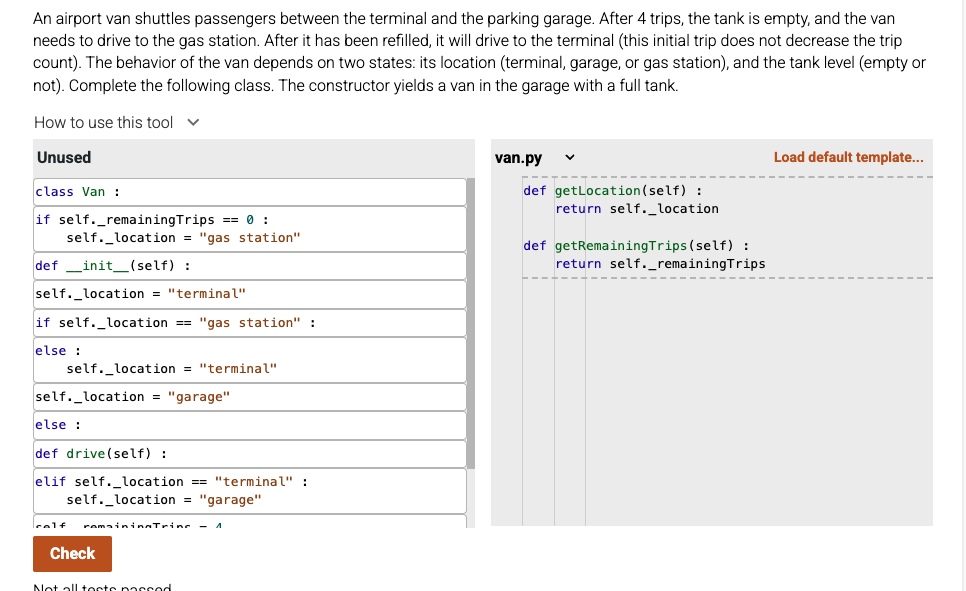 Solved An airport van shuttles passengers between the | Chegg.com