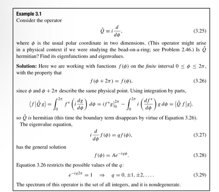 Solved Problem 3.8 (a) Check that the eigenvalues of the | Chegg.com
