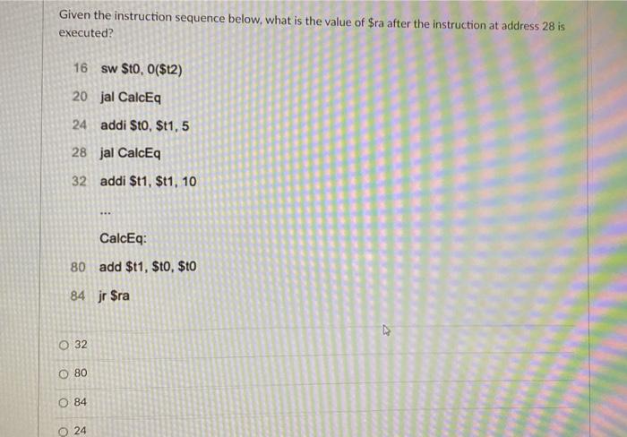 Solved For instruction beg $t0,$t1, Label, the beq | Chegg.com