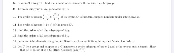 Solved In Exercises 9 through 11, find the number of | Chegg.com