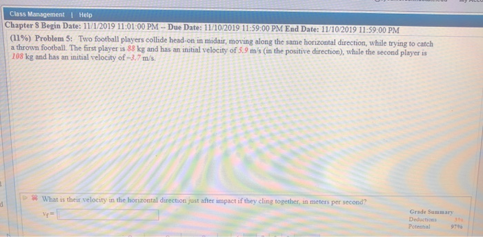 Solved Class Management | Help Chapter 8 Begin Date: | Chegg.com