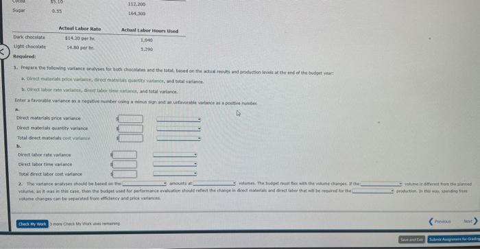 Solved Fevite Eodyeting and Varlance Andrais Hequired: 1. | Chegg.com