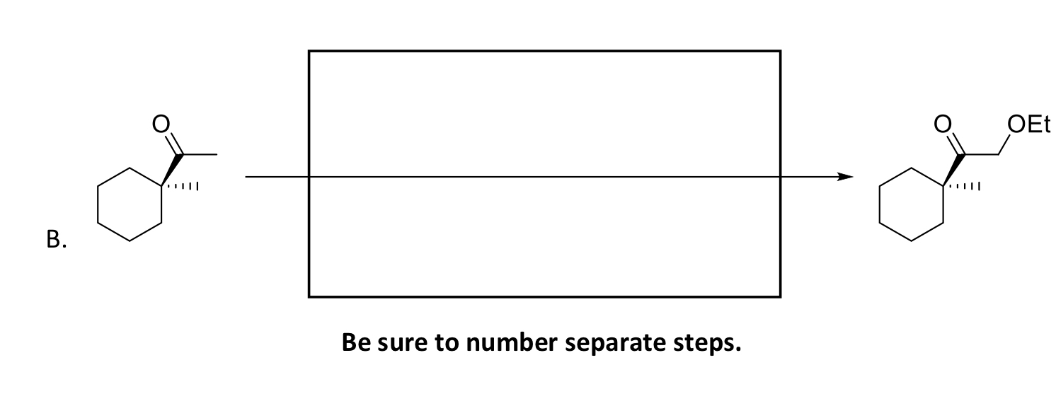 Solved Provide the missing reagents to perform the | Chegg.com