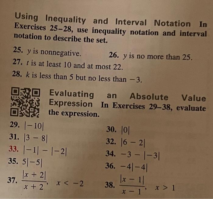 Solved Using Inequality and Interval Notation In Exercises | Chegg.com
