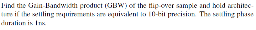 Solved Find the Gain-Bandwidth product (GBW) ﻿of the | Chegg.com