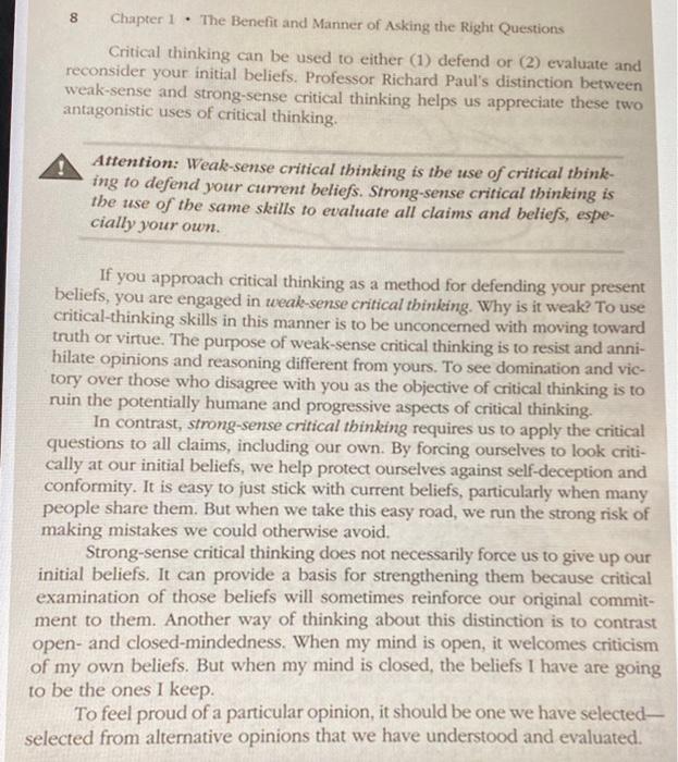 EXPERTS CANNOT RESCUE US, DESPITE WHAT THEY SAY We | Chegg.com