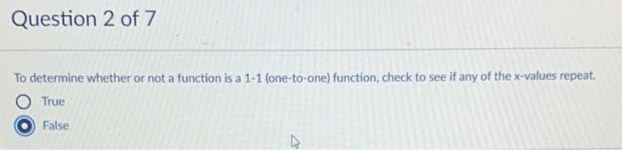 Solved Question 2 of 7 To determine whether or not a | Chegg.com