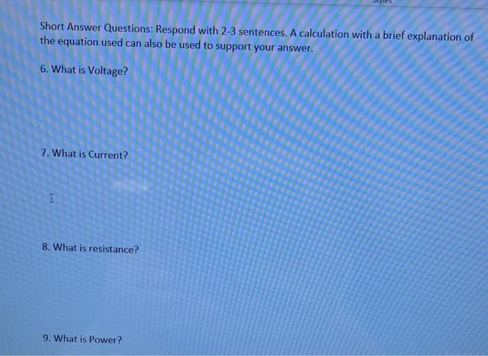 Solved Short Answer Questions: Respond with 2-3 sentences. A | Chegg.com