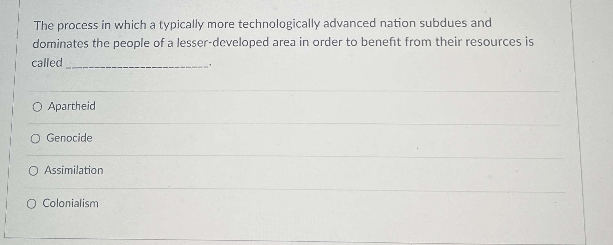 The process in which a typically more technologically | Chegg.com