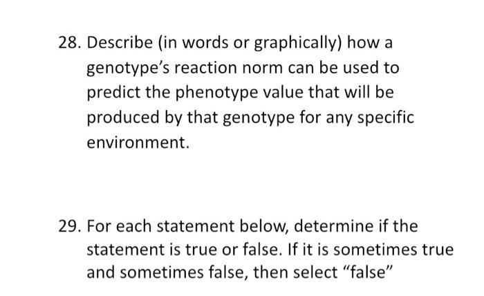 Solved 28. Describe (in words or graphically) how a | Chegg.com