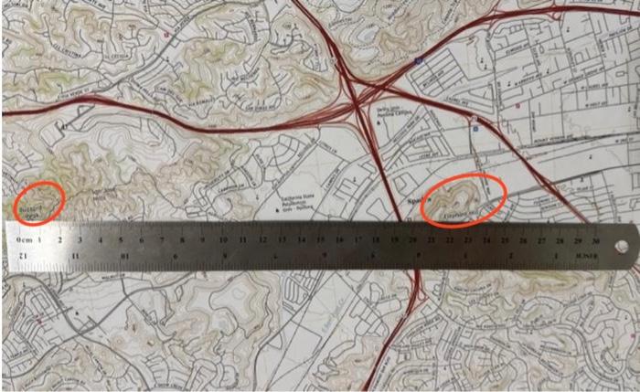 Solved need help of how to find the distances and gradients | Chegg.com