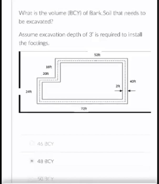 Solved What is the volume (BCY) of Bark. Soil that needs to | Chegg.com