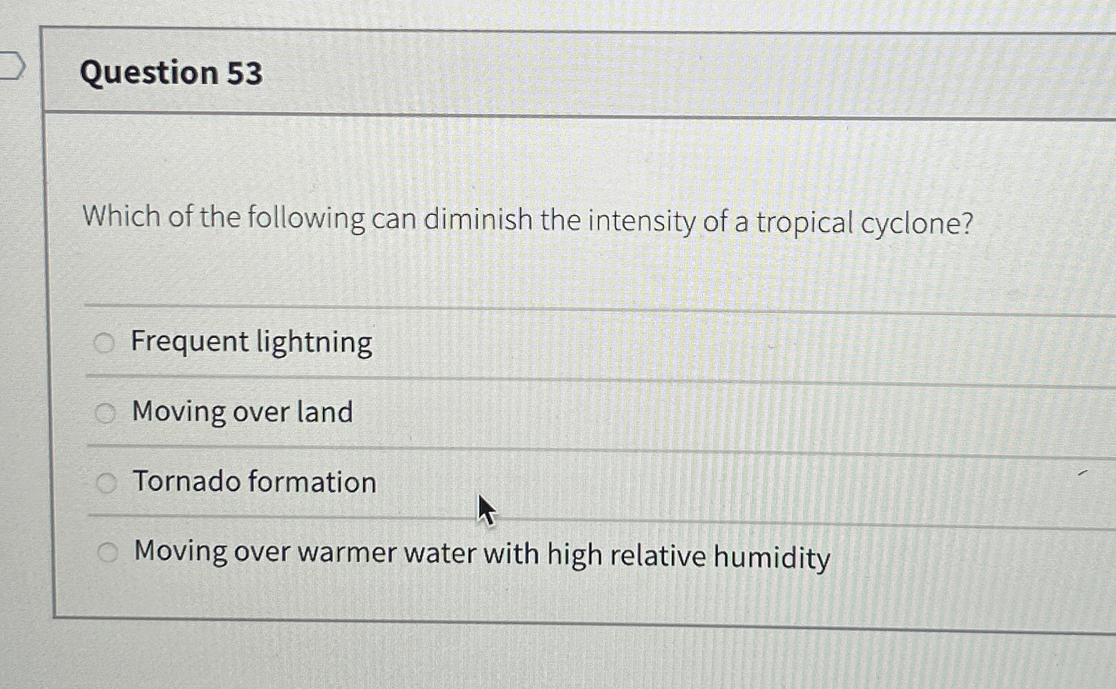 Solved Question 53Which of the following can diminish the | Chegg.com