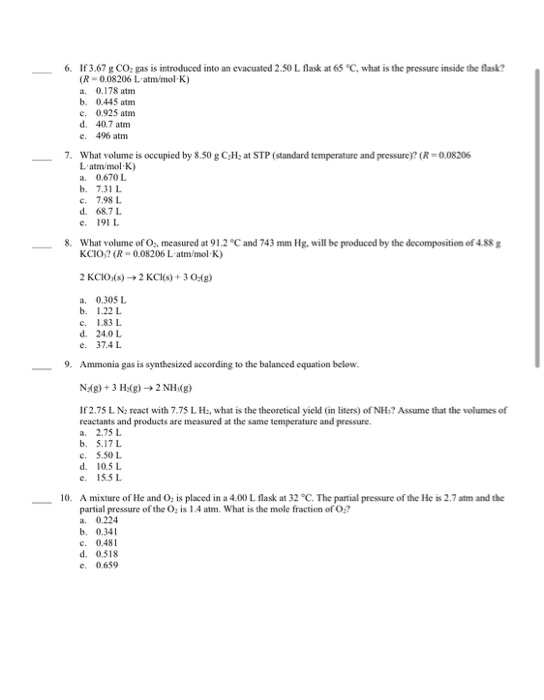 Solved Study Guide Chapter 9 Multiple Choice Identify the | Chegg.com