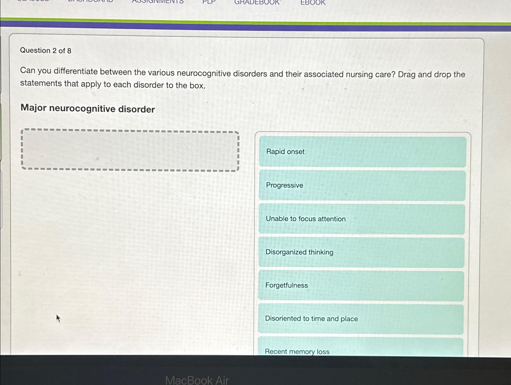 Solved Question 2 ﻿of 8Can you differentiate between the | Chegg.com