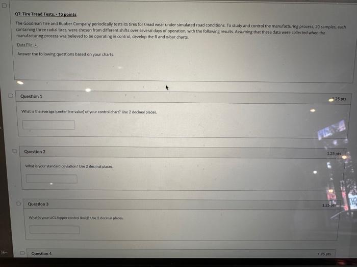 Solved What is your LCL (lower control limit)? Use 2 decimal | Chegg.com