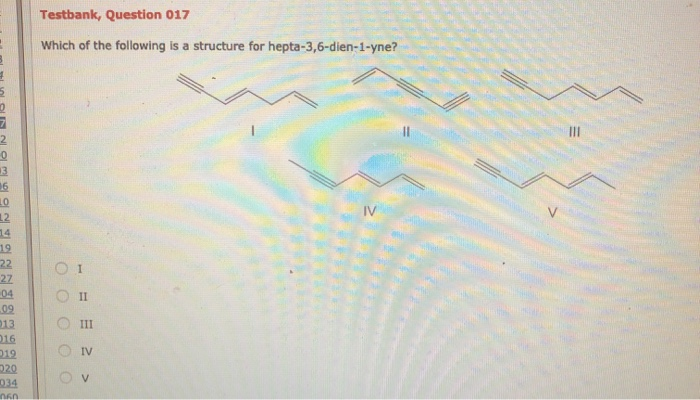 Solved Testbank, Question 017 Which of the following is a | Chegg.com