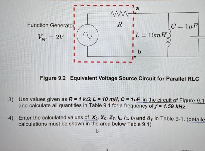 Solved Figure 9.2 Equivalent Voltage Source Circuit for | Chegg.com