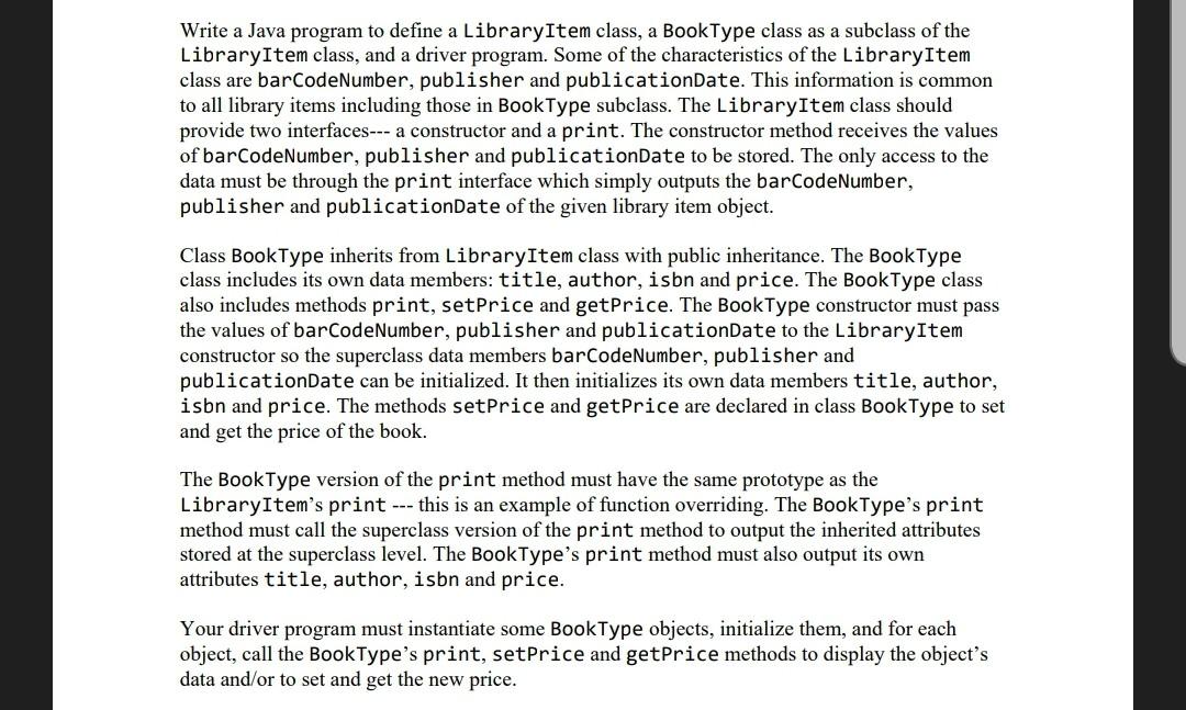 Solved Help me implement this using Java code. we must | Chegg.com