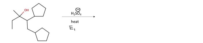 Solved Draw the E1 mechanism and major product of the | Chegg.com