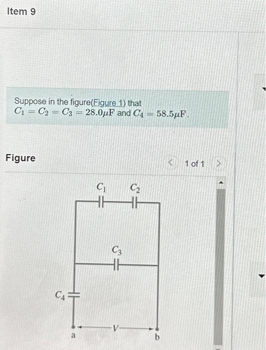 Solved Suppose in the figure(Figure 1) that C1=C2=C3=28.0μF | Chegg.com