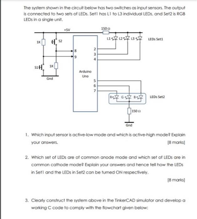 The system shown in the circuit below has two | Chegg.com