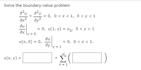 Solved Solve the boundary-value | Chegg.com