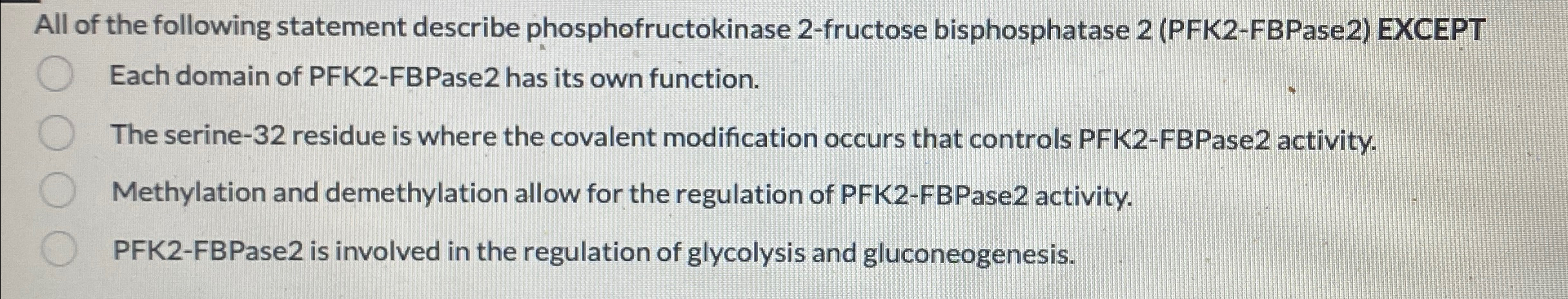Solved All of the following statement describe | Chegg.com