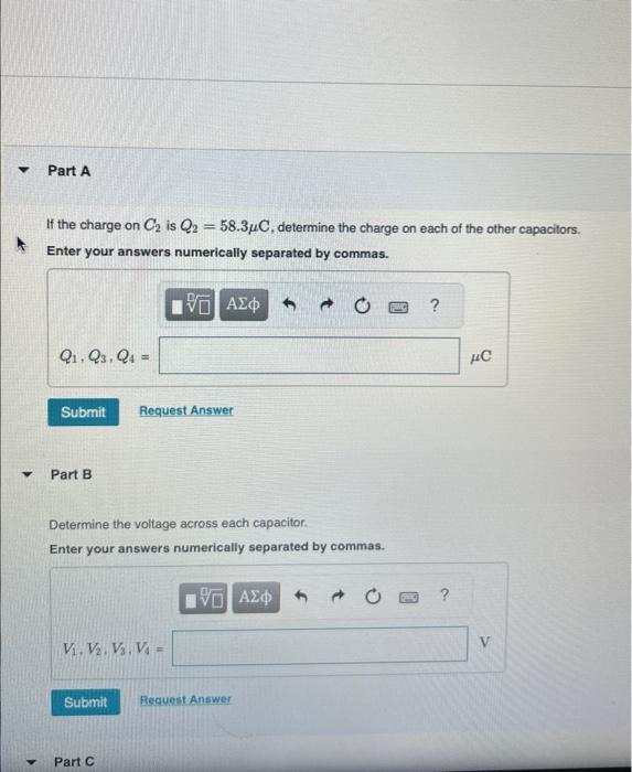 Solved Suppose in the figure(Figure 1) that C1=C2=C3=24.2μF | Chegg.com