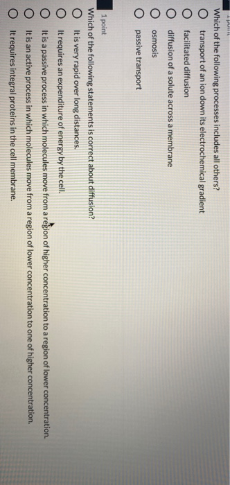Solved ASIL Which of the following processes includes all | Chegg.com