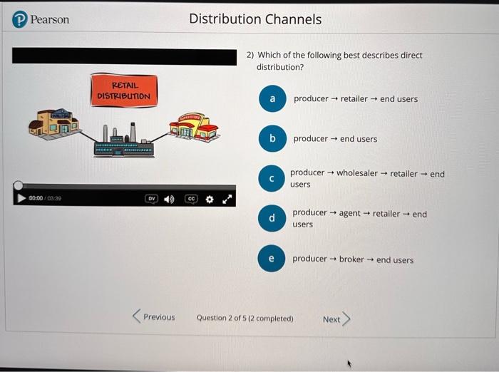 Solved 1) A is the path that a product follows from producer | Chegg.com