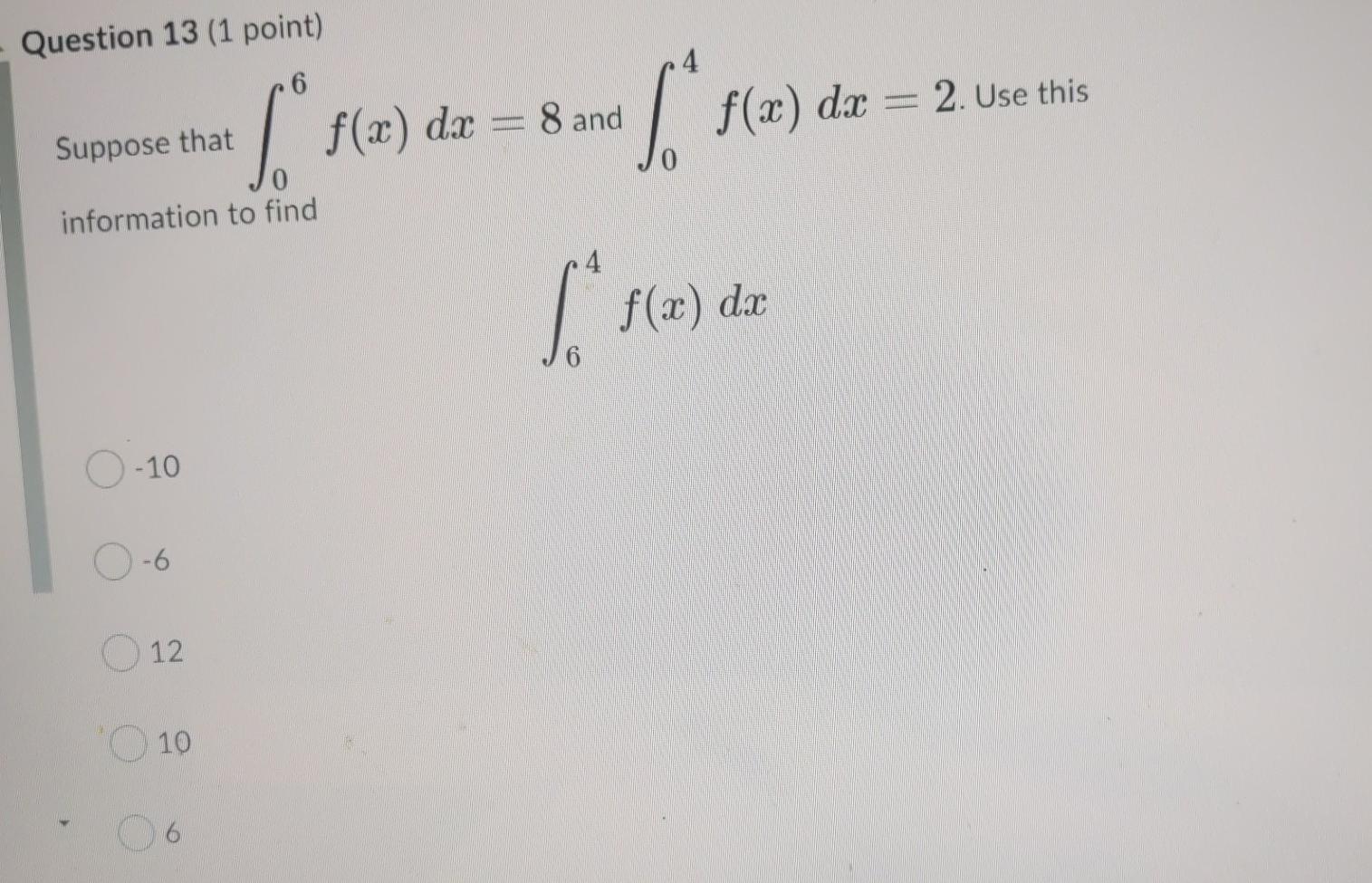Solved (1 point) If fis continuous on [a,b], and F is any | Chegg.com