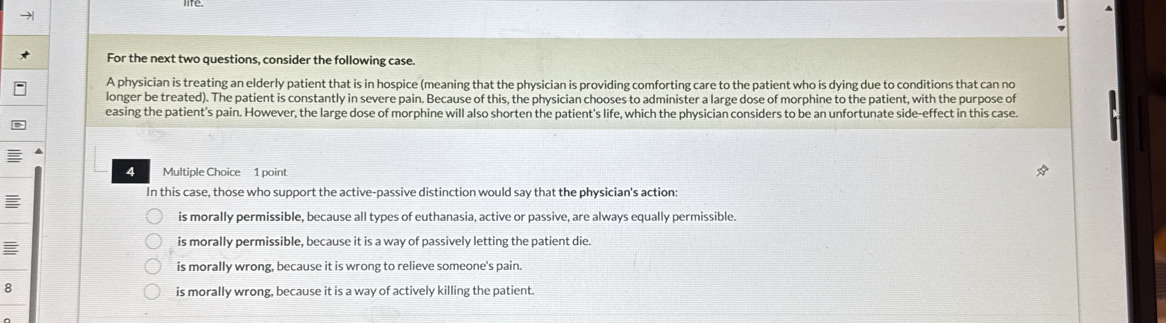 Solved For the next two questions, consider the following | Chegg.com