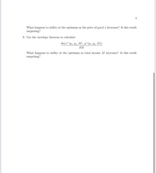 Solved Problem 3. Multivariate constrained maximization. | Chegg.com