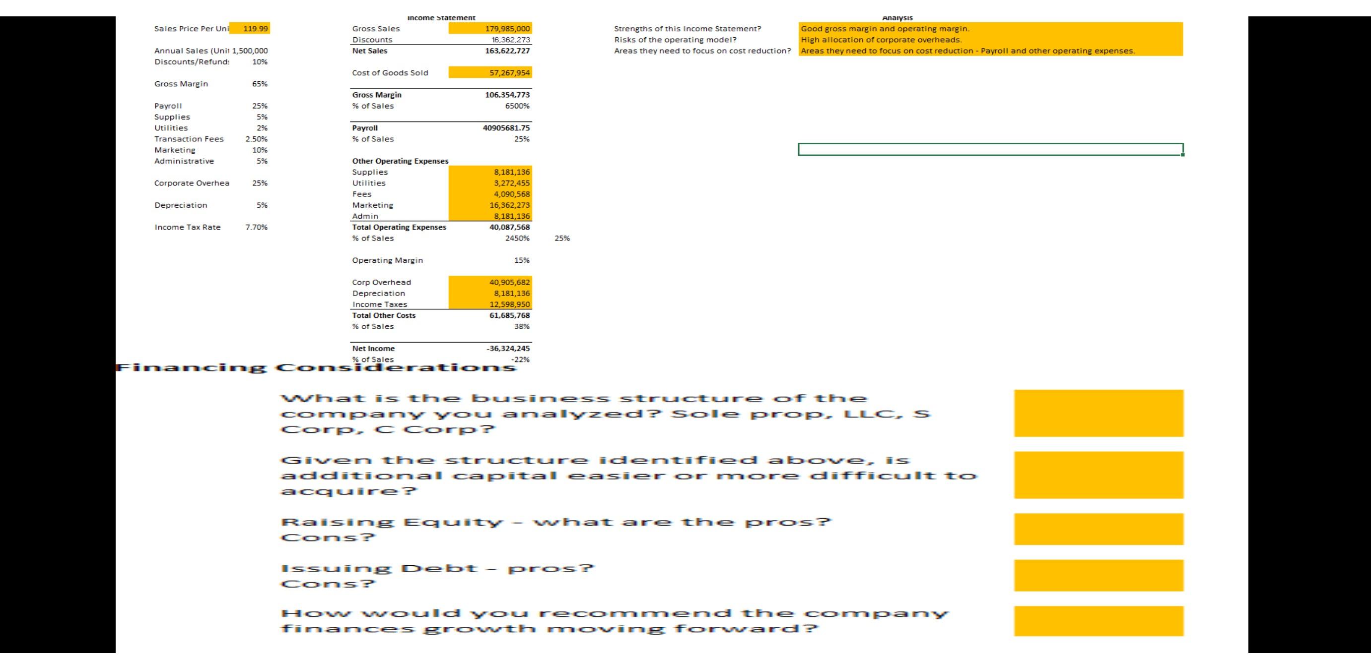 Fill the bottom yellow boxes please and thank you, i | Chegg.com